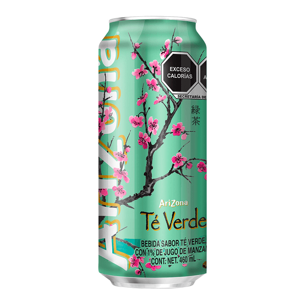 Arizona Bebida de Té Verde con Jugo & Miel 460 Ml - H-E-B México