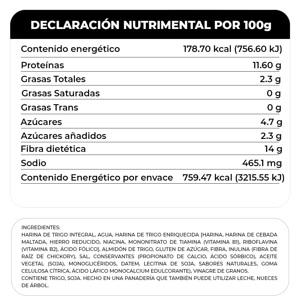 Sara Lee Pan de Barra 45 Calorias Delightful 425 - H-E-B México