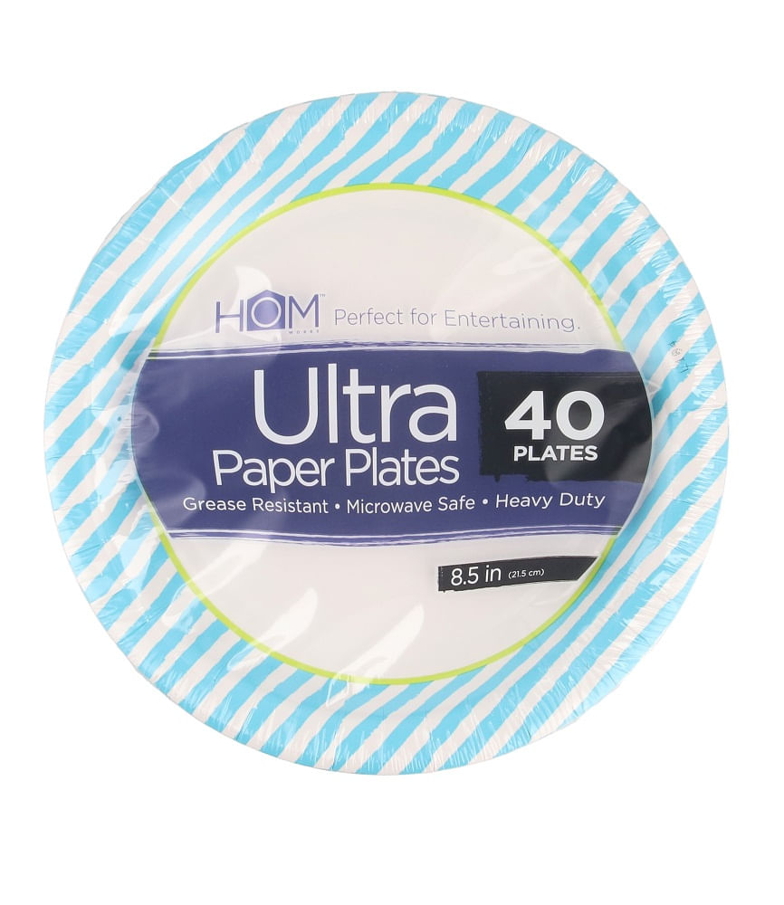 Hom Works Plato Ultra 8.5in 40pz 40 Pz - H-E-B México