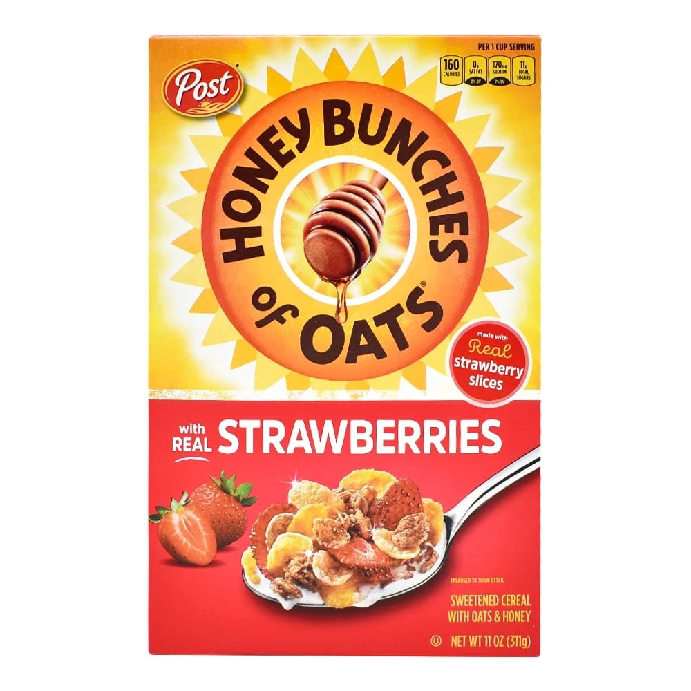 Post Cereal Honey Bunches Of Oats Fresa 311 Gr - H-E-B México