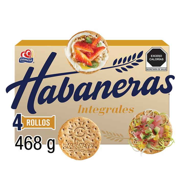 Gamesa Galletas Habaneras Integrales 4 rollos 468 g - H-E-B México