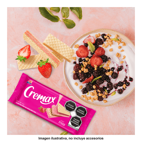 Gamesa Galletas Cremax Fresa 7 paketines 322 g - H-E-B México
