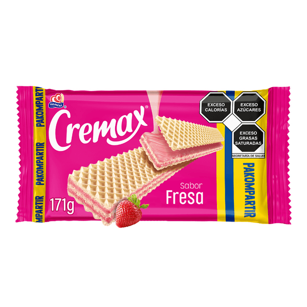 Gamesa Galletas Cremax Sabor Fresa 171 g - H-E-B México