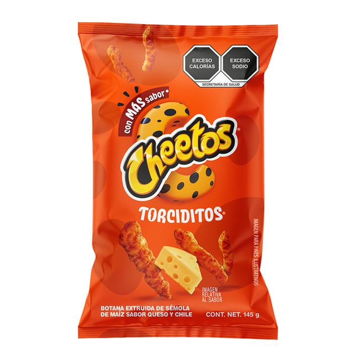 Sabritas Cheetos Torciditos Sabor Queso 145 g - Mi Tienda del Ahorro