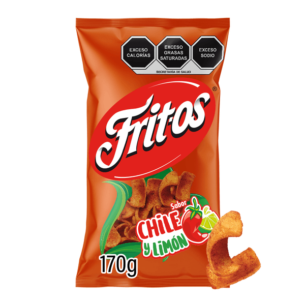 Sabritas Fritos Sabor Chile Y Limón 170 g - H-E-B México