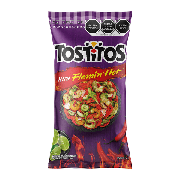 Sabritas Tostitos Tostitos Xtra Flamin Hot 240 g - Mi Tienda del Ahorro