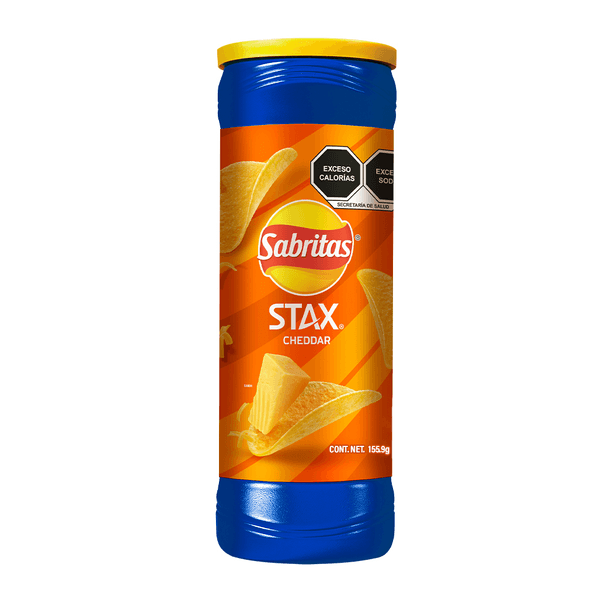Sabritas Papas Fritas Stax Sabor Cheddar 155.9 g - H-E-B México