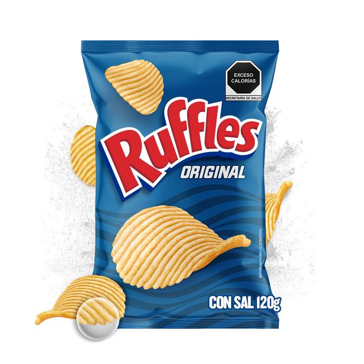 Papas con Sal Ruffles Original 120 g - H-E-B México