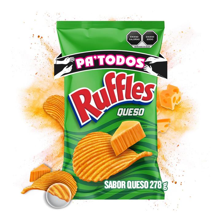 Sabritas Papas Fritas Queso Ruffles 290 g - H-E-B México