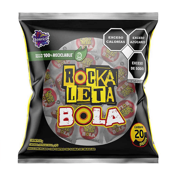 Rockaleta Rocka Bola 22/25 Sonrics 1 pz - Mi Tienda del Ahorro
