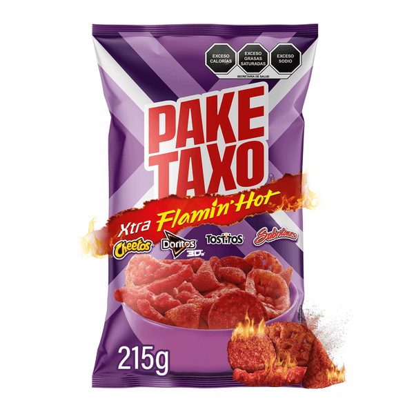 Sabritas Botana Paketaxo Xtra Flamin' Hot 215 g - H-E-B México