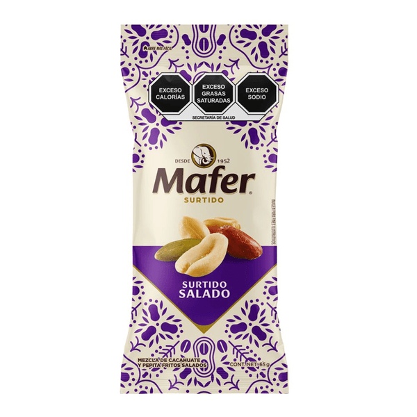 Sabritas Mezcla de Cacahuates Fritos y Pepitas de Calabaza Mafer ...