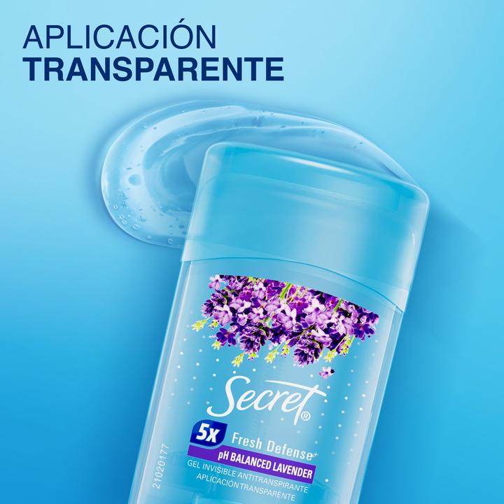 Secret Gel Invisible Antitranspirante pH Balanced Lavender 45 g - H-E-B ...