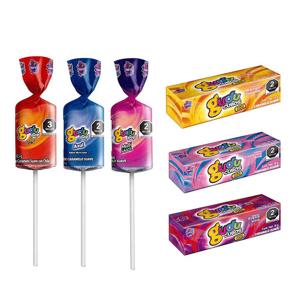 Sonrics Bolsa Surtida De Paletas Gudu Mix 230 g - H-E-B México