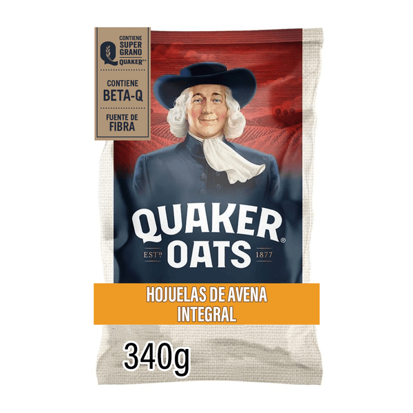 Quaker Hojuelas de avena integral 340 g - H-E-B México