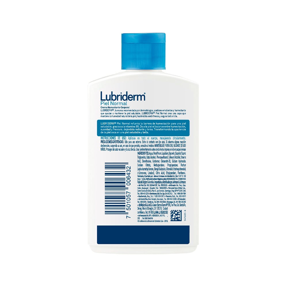 LUBRIDERM Crema corporal piel normal 200 ml - Mi Tienda del Ahorro