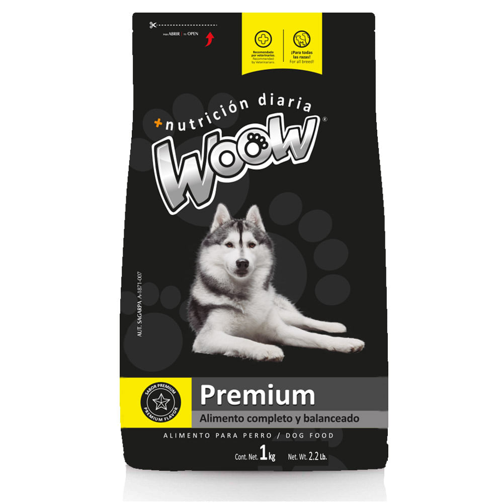 ALIMENTO PARA PERROS PREMIUM 1KG WOOW WP1 - H-E-B México