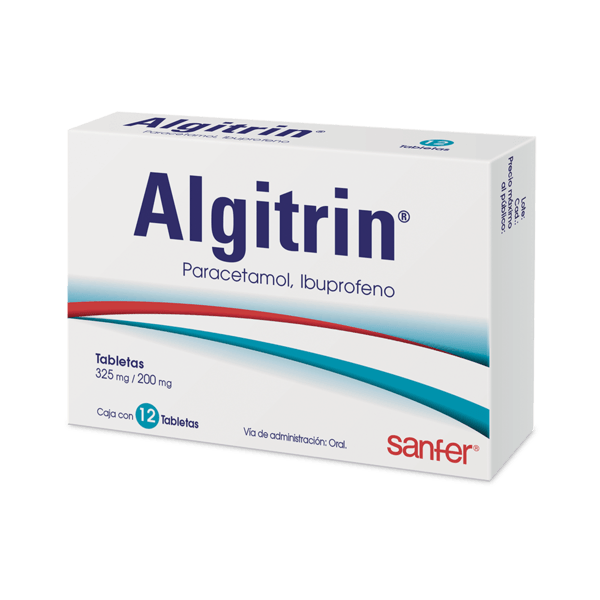 Schering Plough Algitrin 325/200 Mg Tab 12 Ibuprof - H-E-B México
