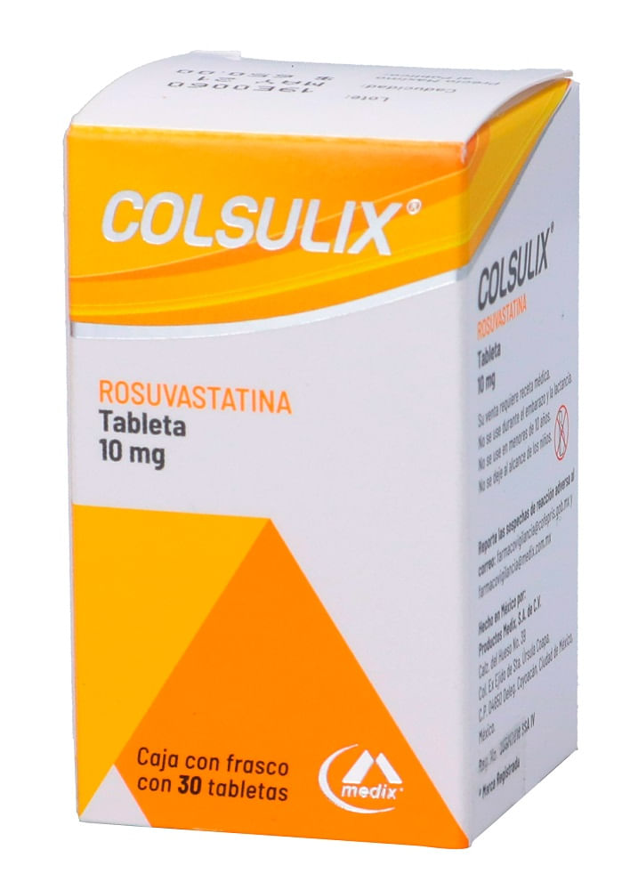 Medix Colsulix 10mg Tab 30 1 Pz - H-E-B México