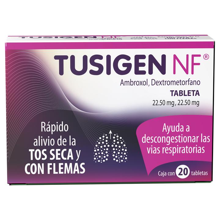 Distliomont Tusigen Nf 22.5 Mg 20 Tabs 1 Pz - Mi Tienda del Ahorro