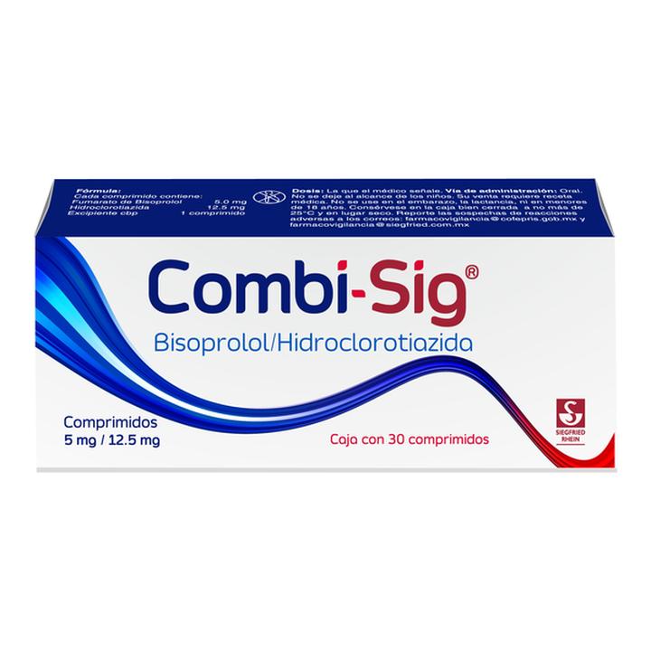 Siegfried Combi-Sig 5/12.5 Mg 5 Pzas Bisoprolol/Hi - H-E-B México