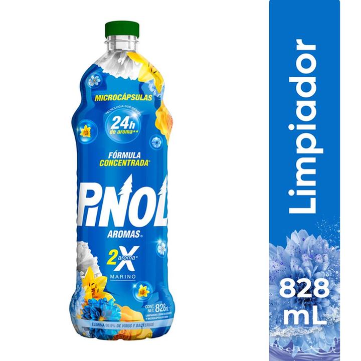 Pinol Limpiador Multiusos Aromas Marino 828 ml - Mi Tienda del Ahorro