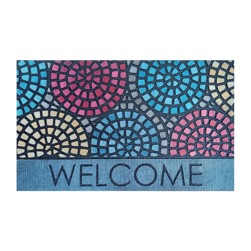 Biotrade Tapete de Entrada Mohawk Tile Spiral Gray Medida 45 X 75 cm ...