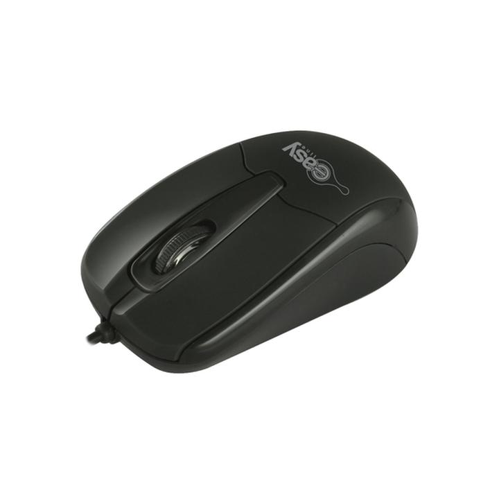 Easy Line Mouse Alámbrico El-993377 1000 Dpi Negro - Mi Tienda del Ahorro