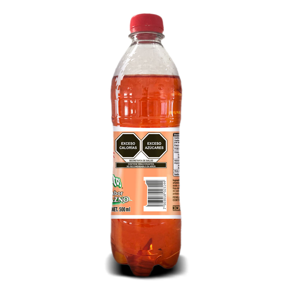 Barrilito Refresco Sabor Durazno 500 Ml - H-E-B México