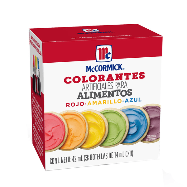 McCormick Colorantes para Alimentos 3 pz - H-E-B México