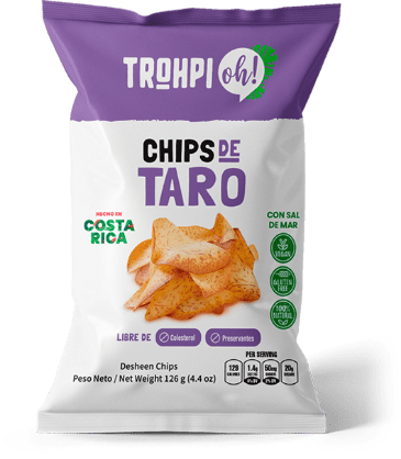 Trohpi Oh Chips de Taro con Sal de Mar 126 g - H-E-B México