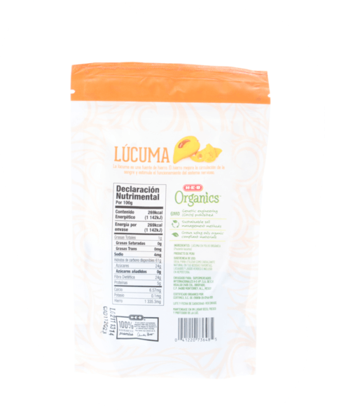 HEB Organics Superfoods Lucuma en Polvo 100 g - Mi Tienda del Ahorro