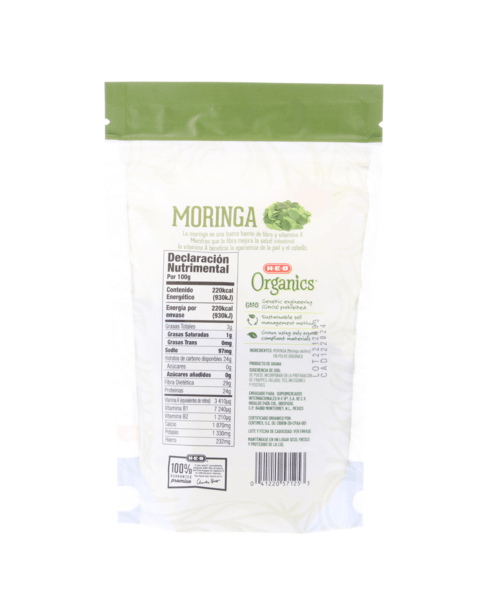 HEB Organics Moringa en Polvo 100 g - Mi Tienda del Ahorro