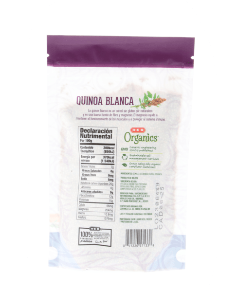 HEB Organics Quinoa Blanca 180 g - H-E-B México