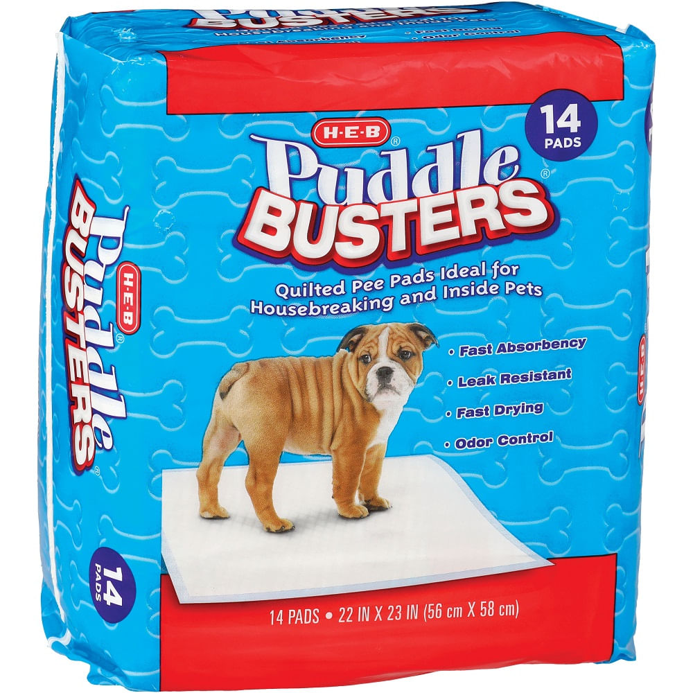 HEB Puddle Busters Pañal para Perro con 14 pz - H-E-B México