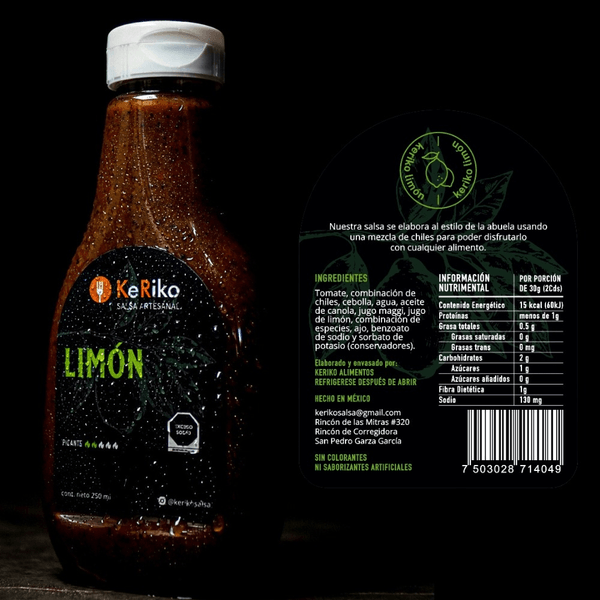 Keriko Salsa Limon 250 Ml - H-E-B México