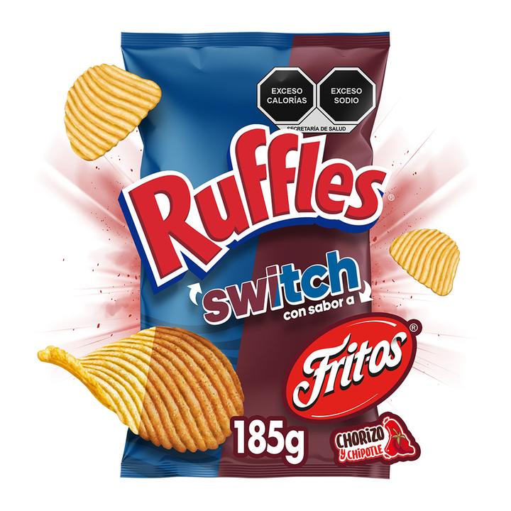 Papas Fritas Ruffles Switch Sabor a Fritos 185 g - H-E-B México