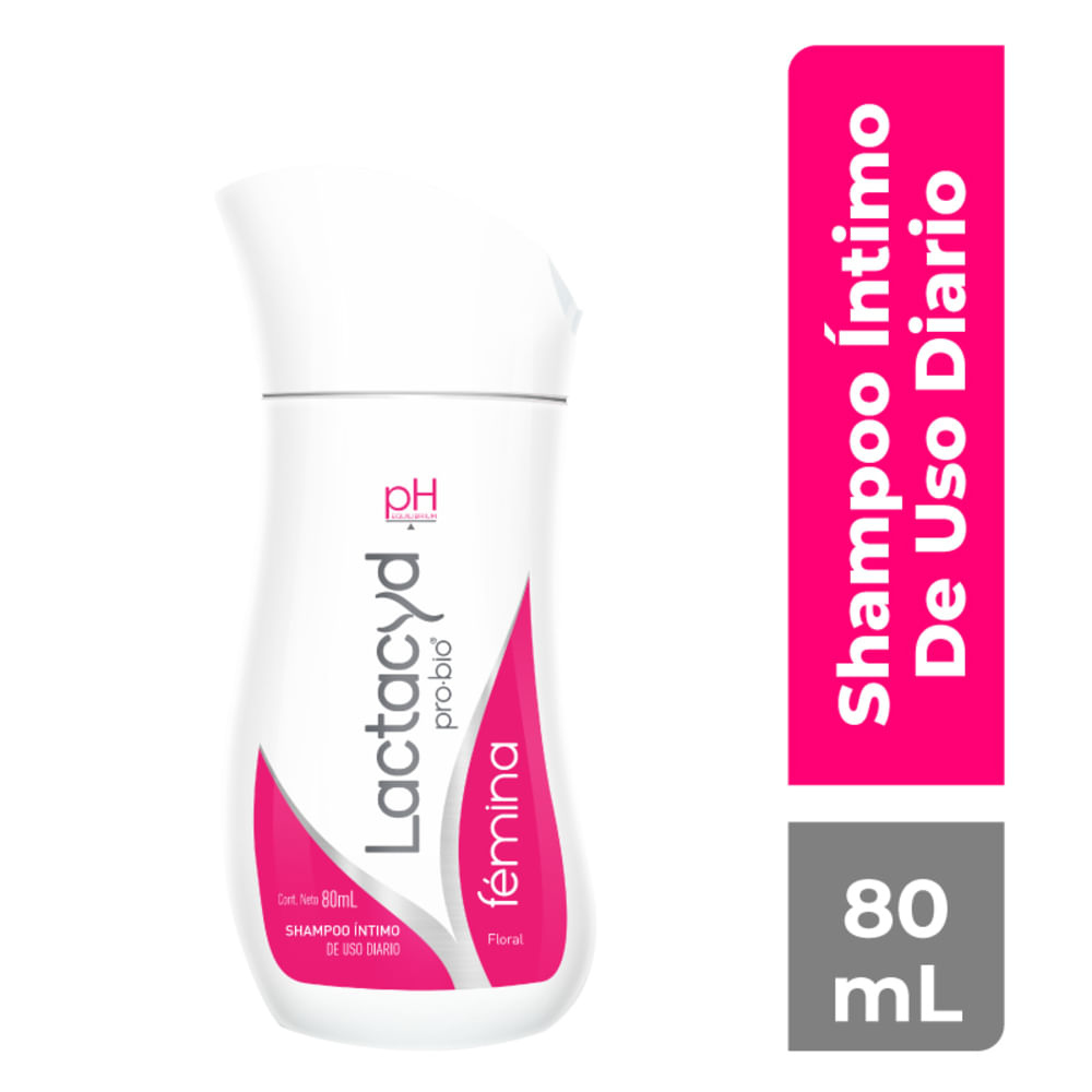 Lactacyd Fémina Shampoo Íntimo De Uso Diario 80 ml - H-E-B México