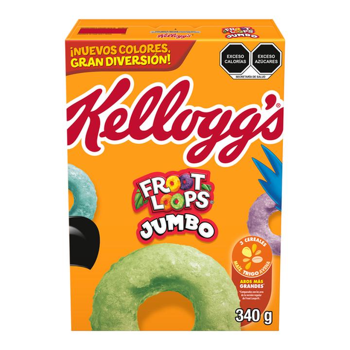 Kelloggs Cereal Froot Loops Jumbo 340 g - H-E-B México