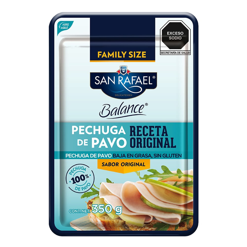 San Rafael Pechuga de Pavo Escalonada 350 g - H-E-B México