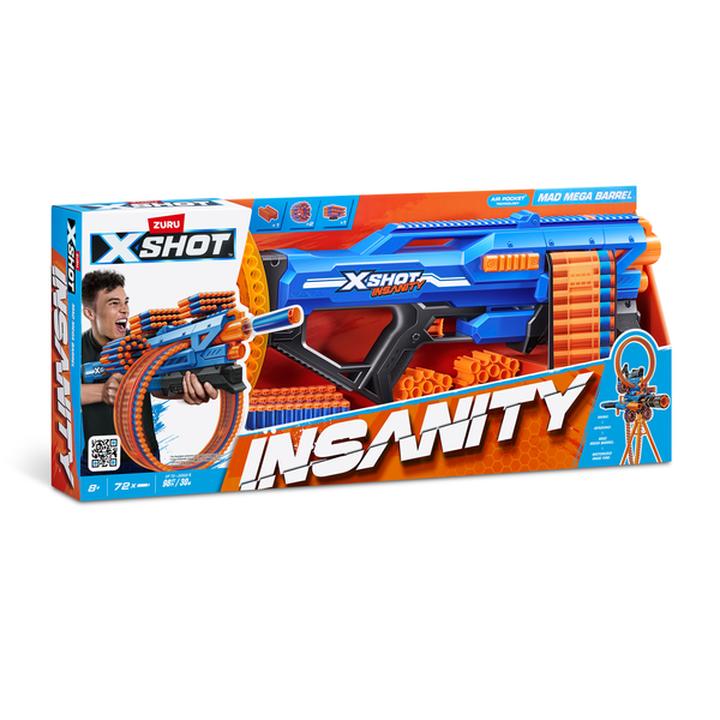 X Shot Lanzador Insanity Mad Mega Barrel 1 Pz - H-E-B México