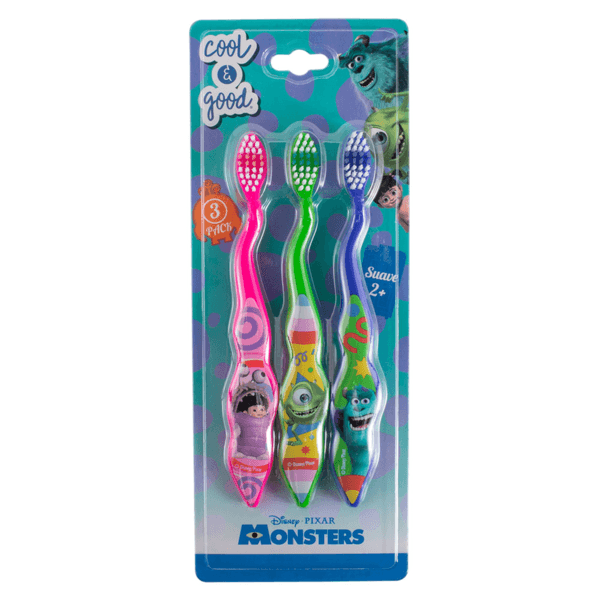 Disney Cepillo Dental 3pack Monsters Inc 3 Pz - H-E-B México
