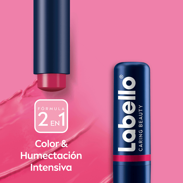 LABELLO Bálsamo Labial Humectante Caring Beauty Pink 4.8 g 1 pz - Mi ...