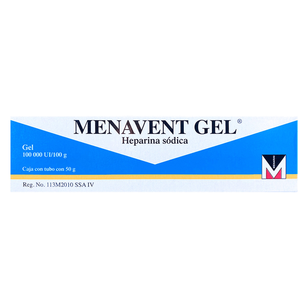 Menarini Menavent Gel 1000 Ui/G Heparina Sodica 1 - H-E-B México