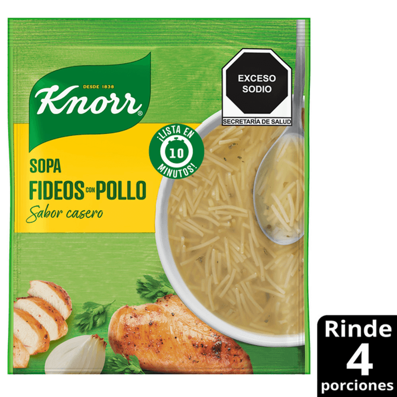 Knorr Sopa de Fideo con Pollo 95 g - Mi Tienda del Ahorro Knorr Sopa de Fideo con Pollo 95 g - Mi Tienda del Ahorro