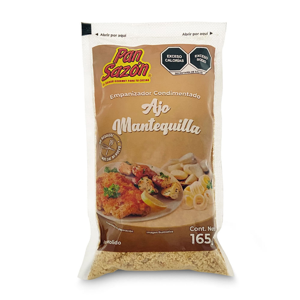 Pan Sazón Empanizador Ajo Mantequilla 165 g - H-E-B México
