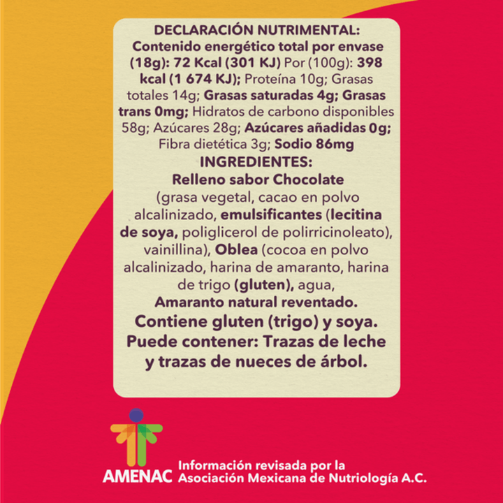 Chocke Obleas Oblea Mini Chocolate Rellena con Cho - H-E-B México