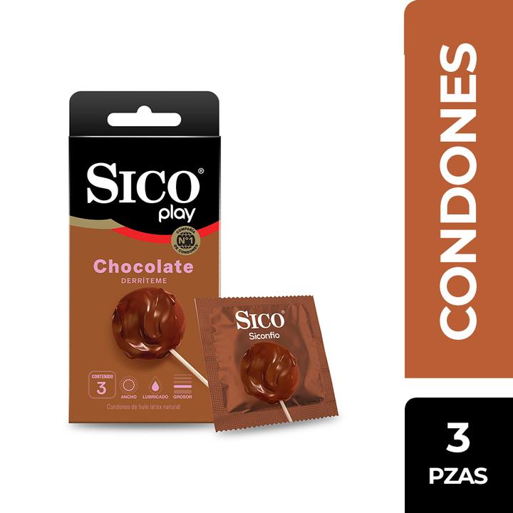 Sico Condones Chocolate 3 Pz - H-E-B México