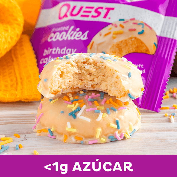 Quest Frosted Cookies Birthday Cake 200 g - H-E-B México
