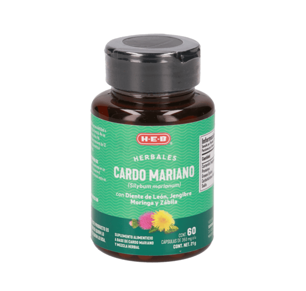 HEB Cardo Mariano 350 Mg 60 Caps 1 pz - H-E-B México